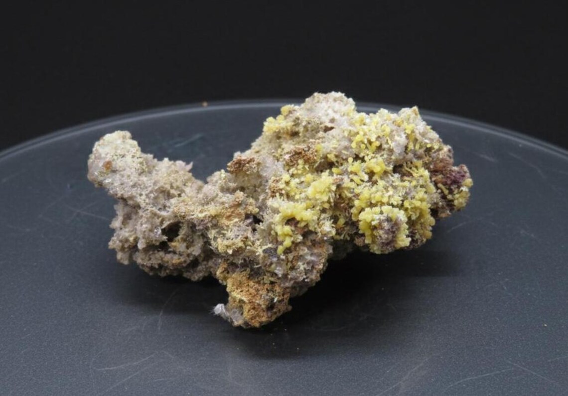Green Mimetite on Goethite - Mapimi, Mexico - Minitature Mineral ...