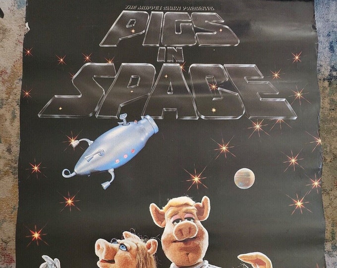 Vintage 1978 Pigs in Space Muppets Posters 38" X 27" Fair Condition - Etsy