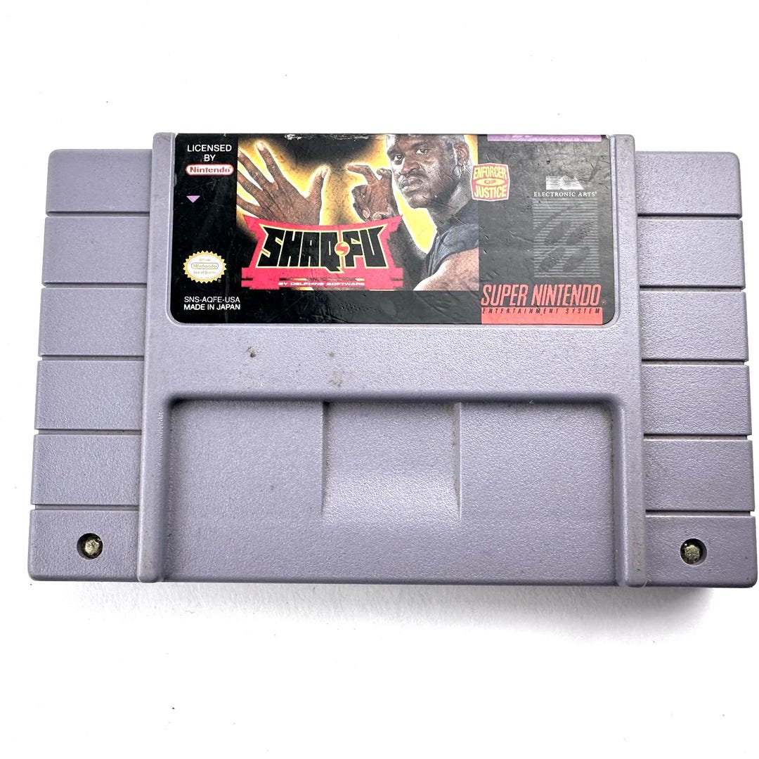 SNES - Shaq-fu (super Nintendo Entertainment System, 1994) Game ...