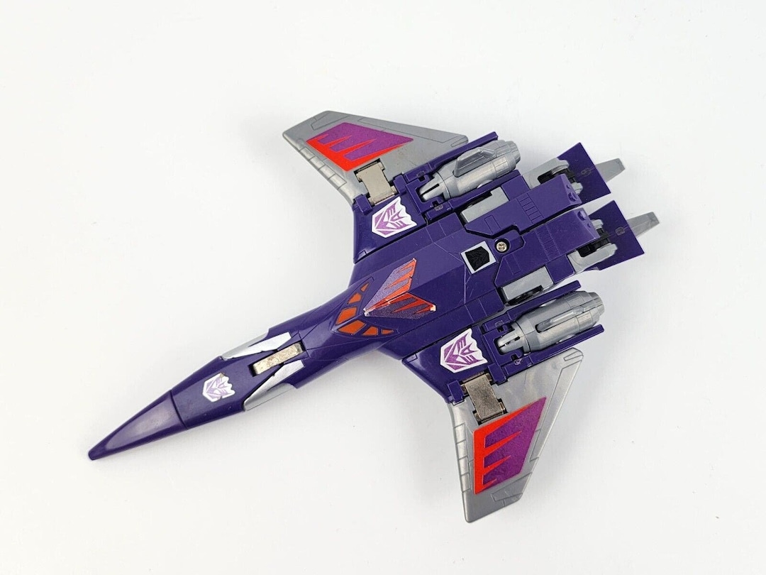 1986 G1 Transformers Cyclonus Incomplete Good Condition Purple Jet - Etsy