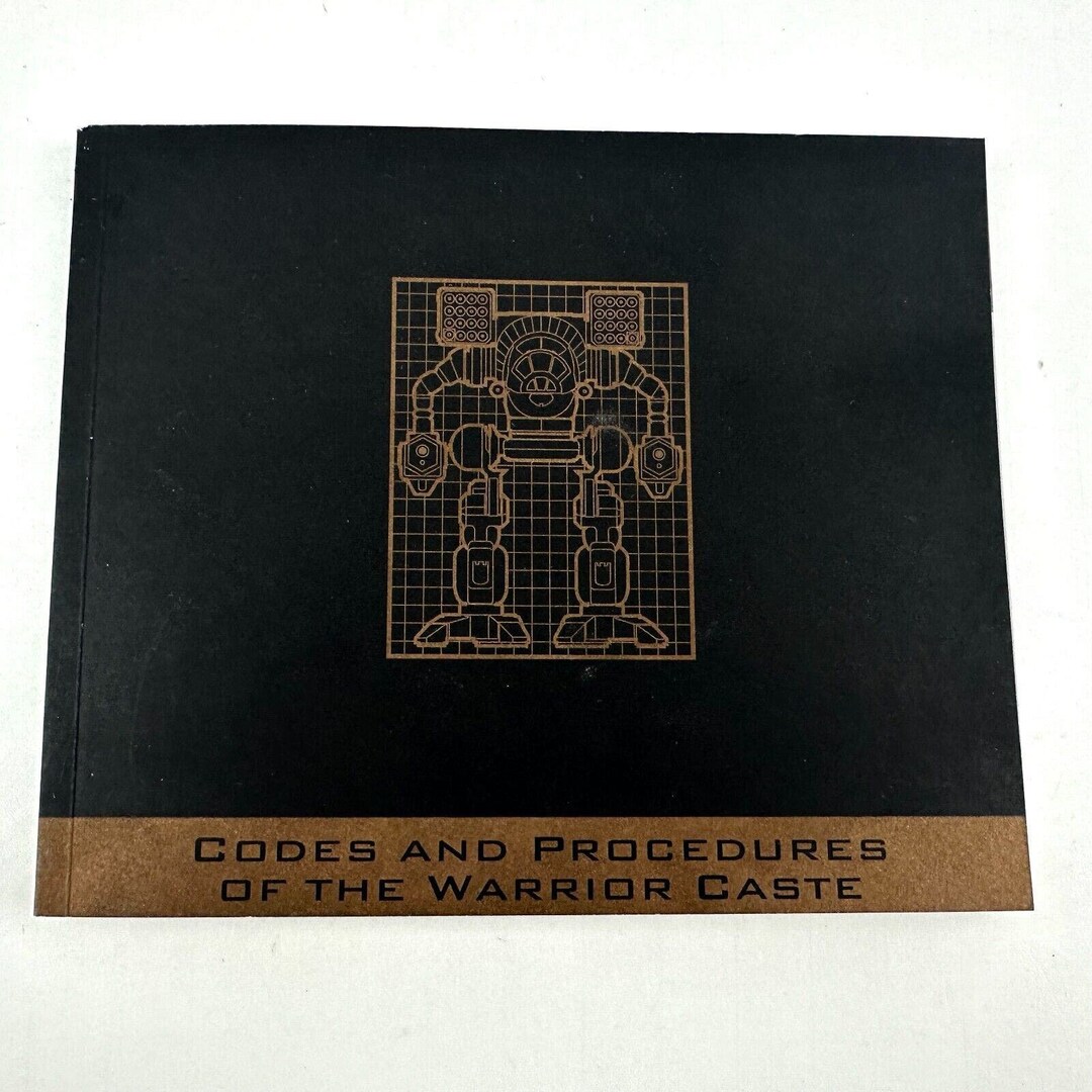 1995 FASA Mechwarrior Codes and Procedures of the Warrior Caste Booklet ...