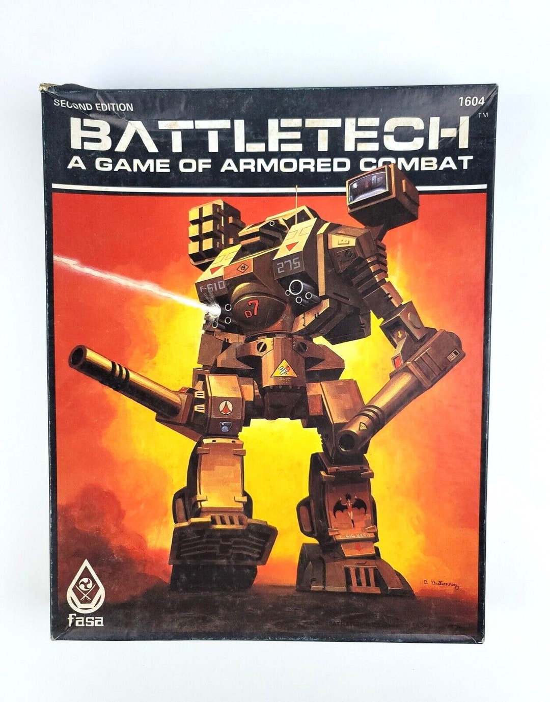 1991 Battletech A Game Armored Combat unpunched Pieces Missing Rulebook ...