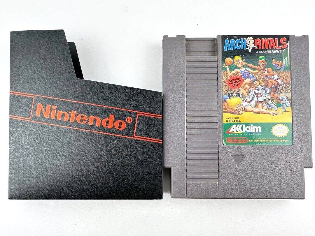 Arch Rivals A Basketbrawl Video-game W/ Sleeve Nintendo - Etsy