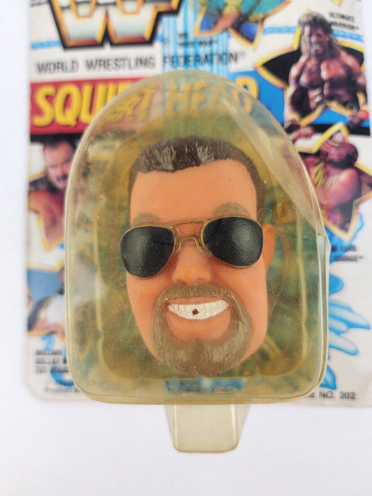 Vintage 1990 WWF Big Boss Man Wrestling Squirt Head New on - Etsy