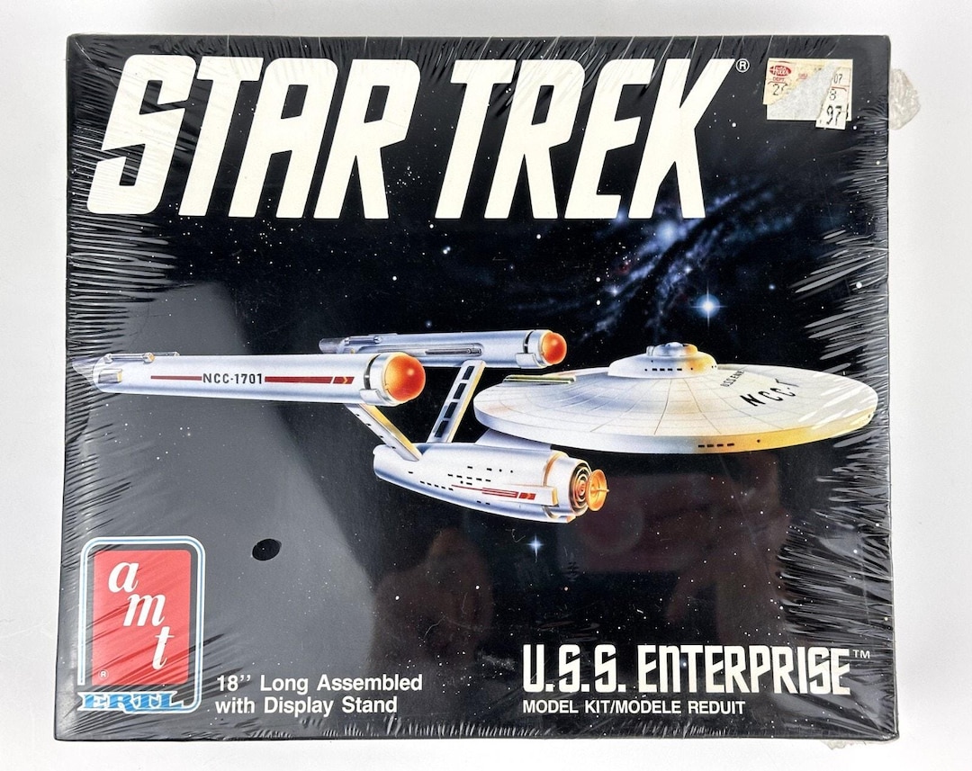 AMT Star Trek U.S.S. Enterprise Model Kit # 6676-11EO Inc: 18"l ...