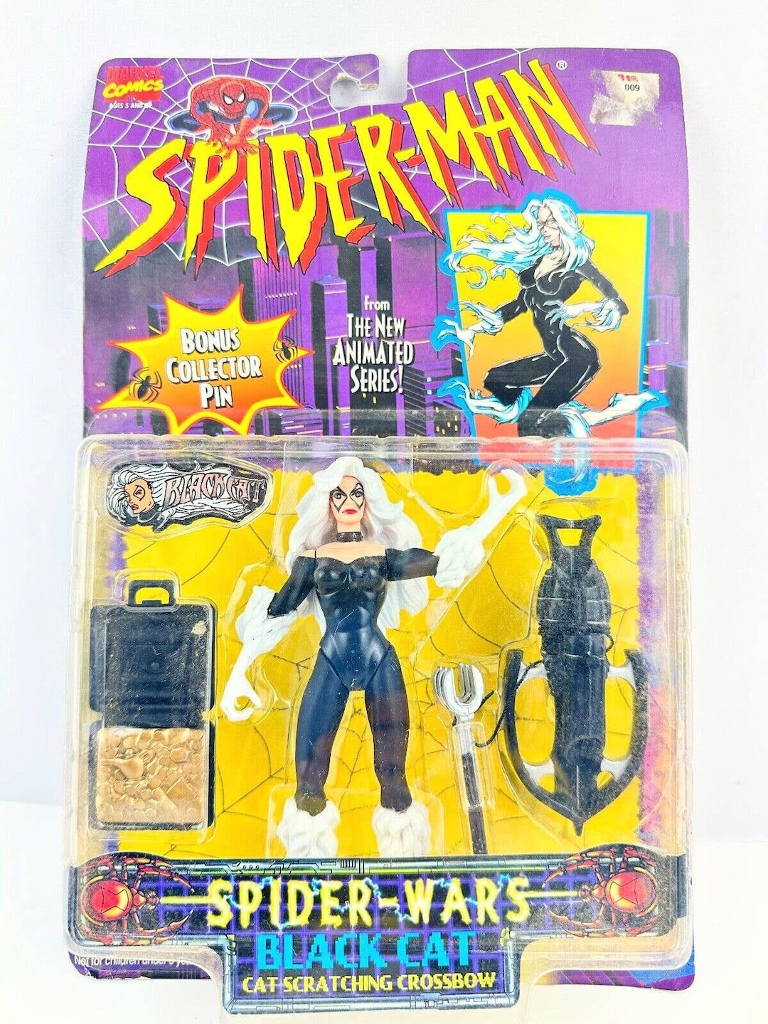 Vnt '94 Spider-man Spider-wars Black Cat Figure Crossbow - Etsy