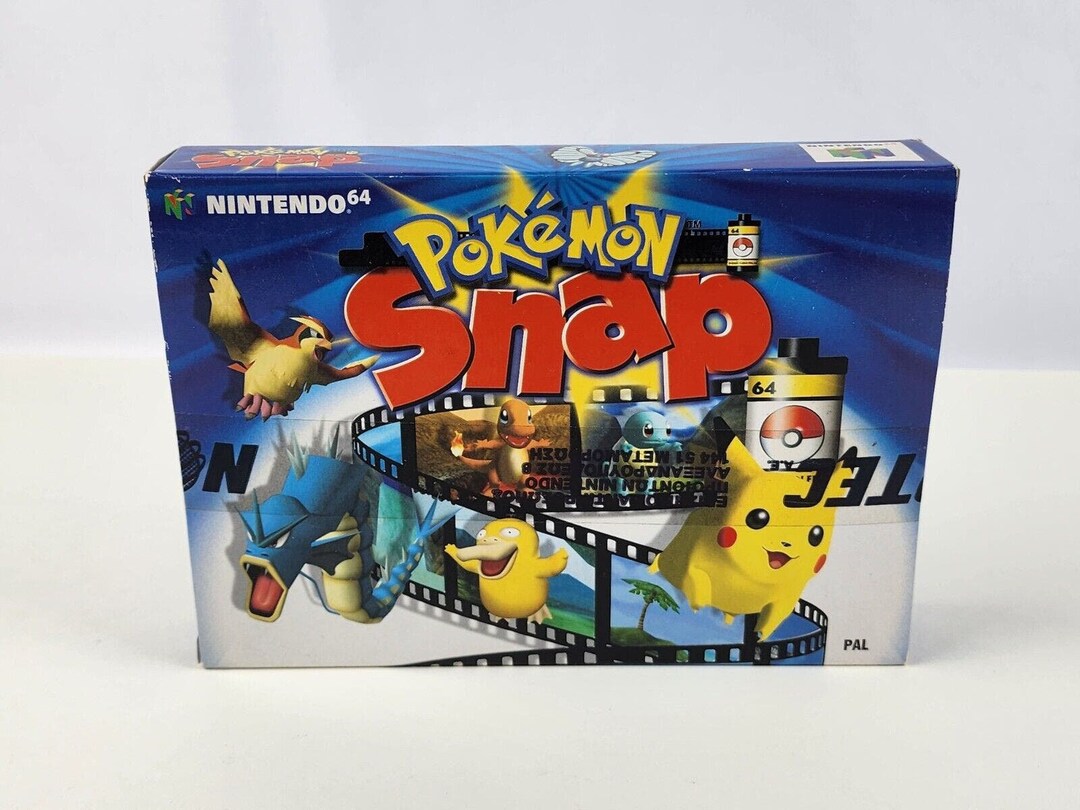Pokemon Snap N64 Game Nortec Sealed Box Greek Manual PAL Version - Etsy