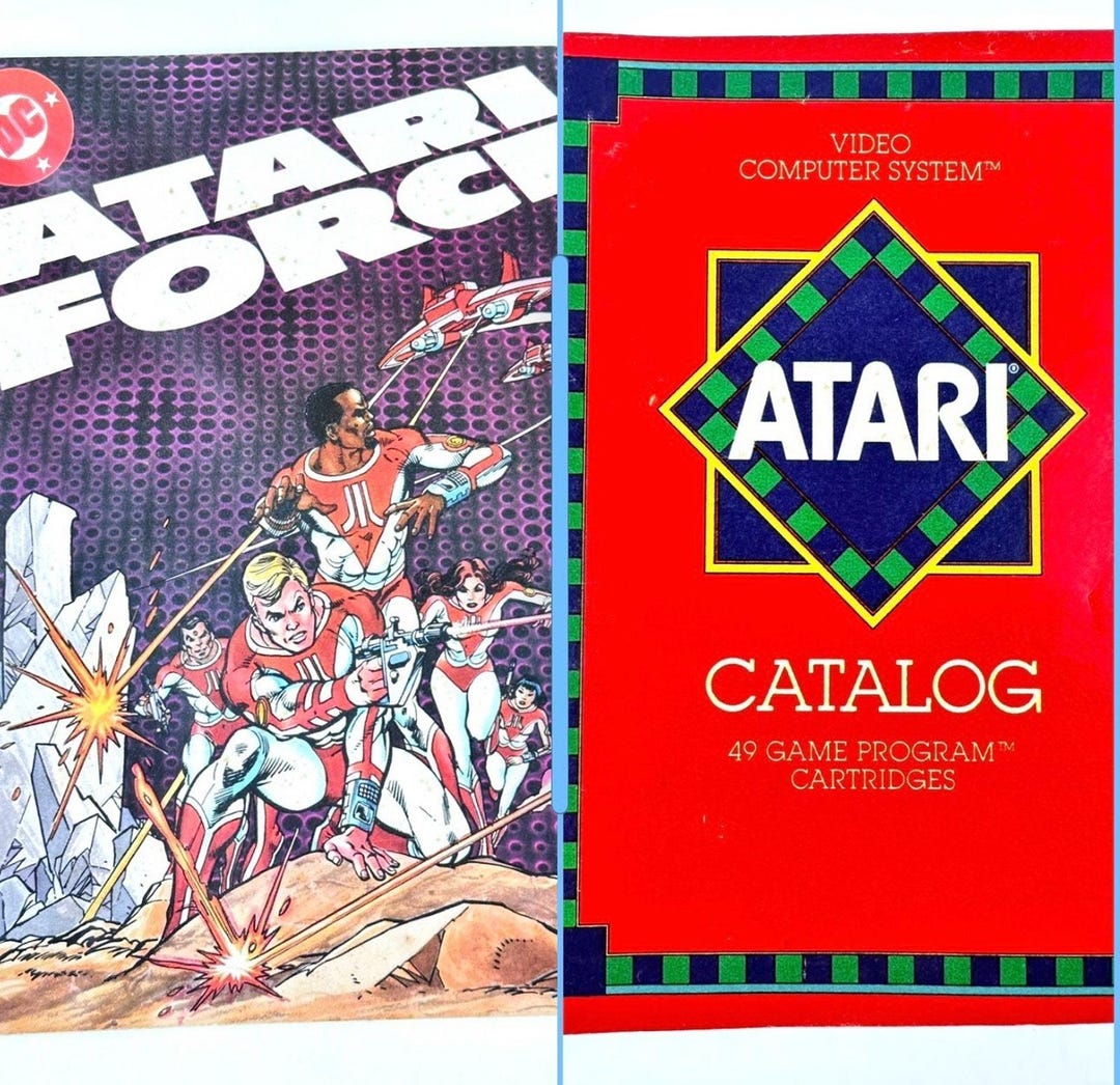 DC Atari Force 1982, Comic Book and Atari Catalog 1982 Good Condition ...