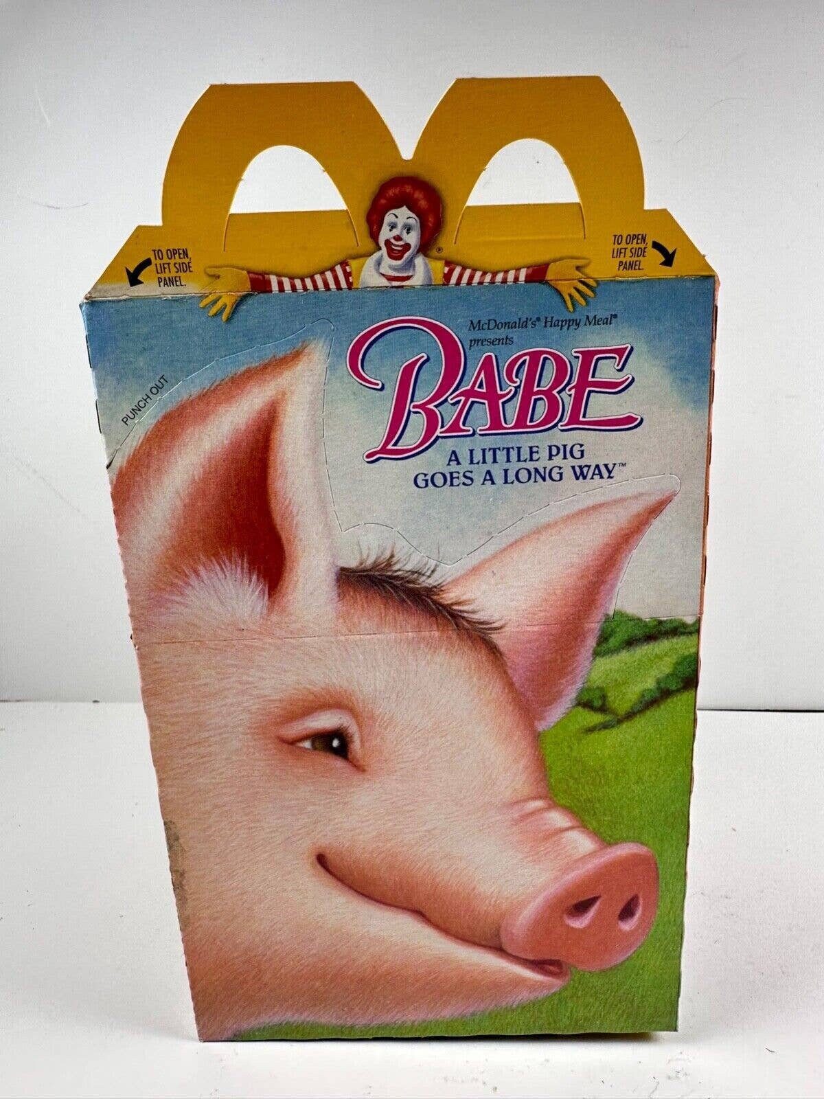 Lot of 4 Babe: the Little Pig Goes a Long Way Mcdonalds - Etsy Denmark