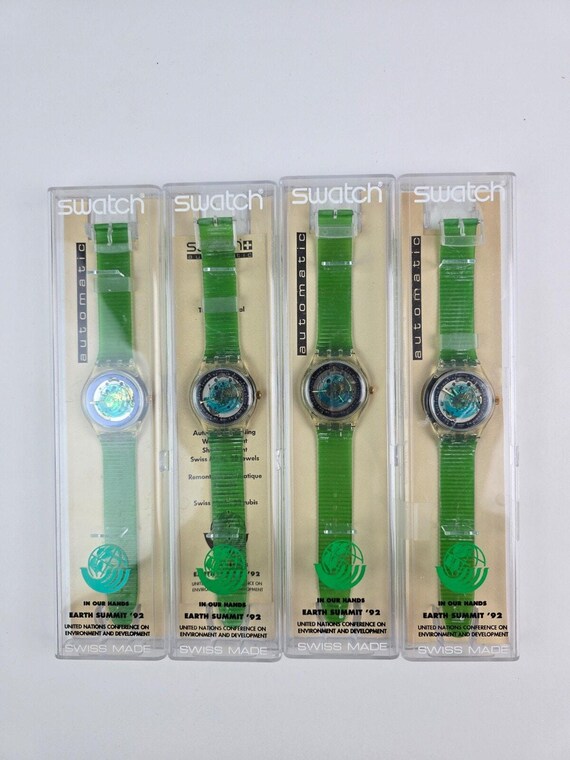 Swatch Automatic Watch Swiss Made Earth Summit ‘92 Gr… - Gem