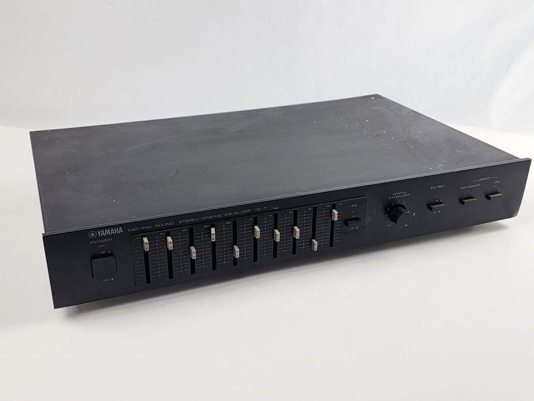 Yamaha GE-5 Graphic Equalizer NS Series Black Body Made in Japan ...