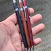 3x Pentel Mechanical Drafting Pencils Black Brown Maroon P203 P205 0 ...