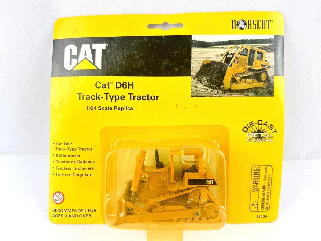 Caterpillar CAT D6H Bulldozer Track-type Tractor Norscot 1/64 - Etsy