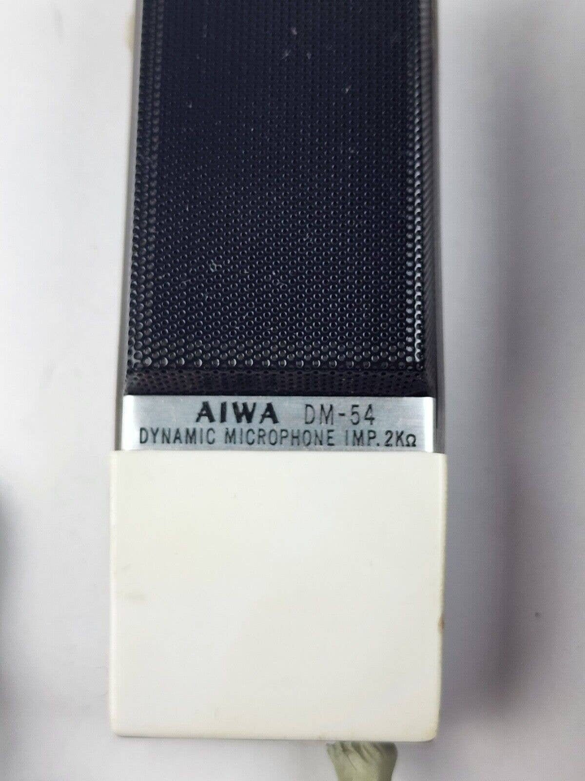 Vintage 1960's Aiwa DM-54 Dynamic Wired Microphone W/ Case - Etsy