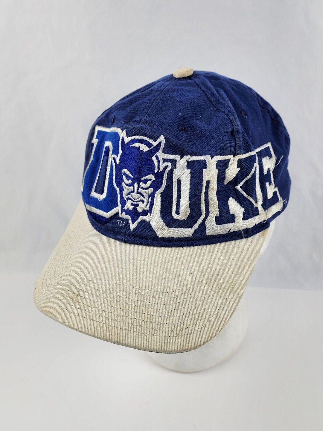 Vintage Duke Blue Devils Stencil Graffiti Snapback Hat Cap Boy Fair ...
