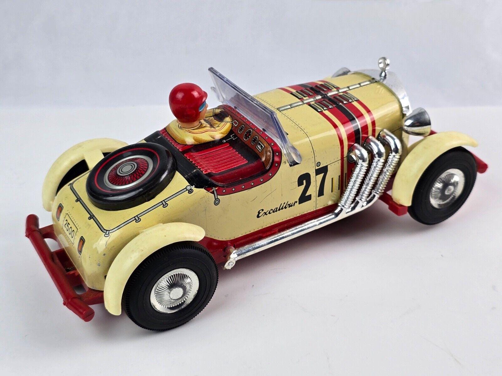 Tada Excalibur Roadster Tin & Plastic Battery Operated Car - Working W ...
