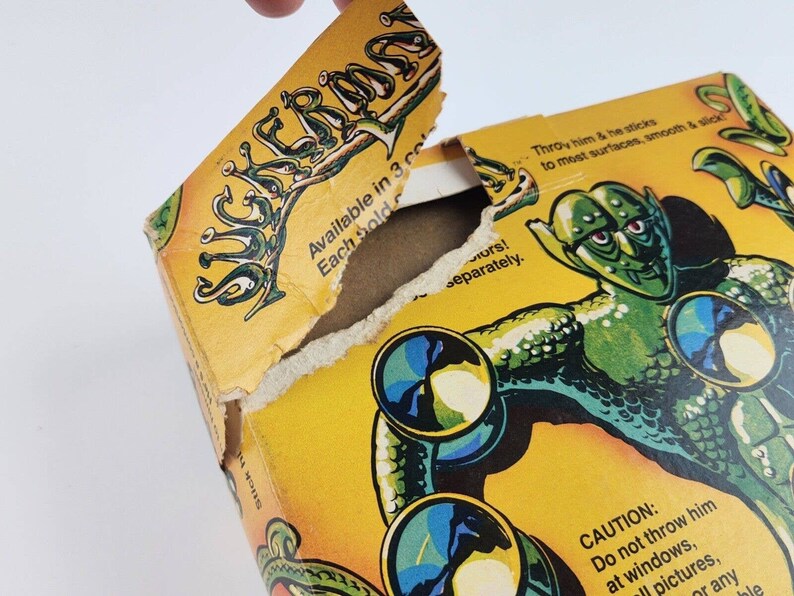Vintage 1978 Mattel Suckerman Toy Mint W/original fair box - Etsy