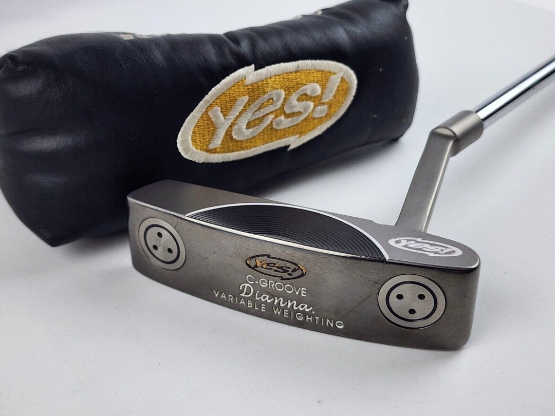 Yes Putter Dianna Variable Weighting RH 35 W/ Cover MINTY Condition ...