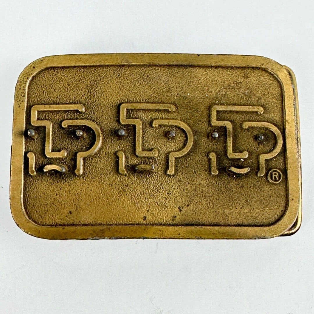 Abstract LTP Hit Line USA Belt Buckle Brass 3 1/8 Wide - Etsy