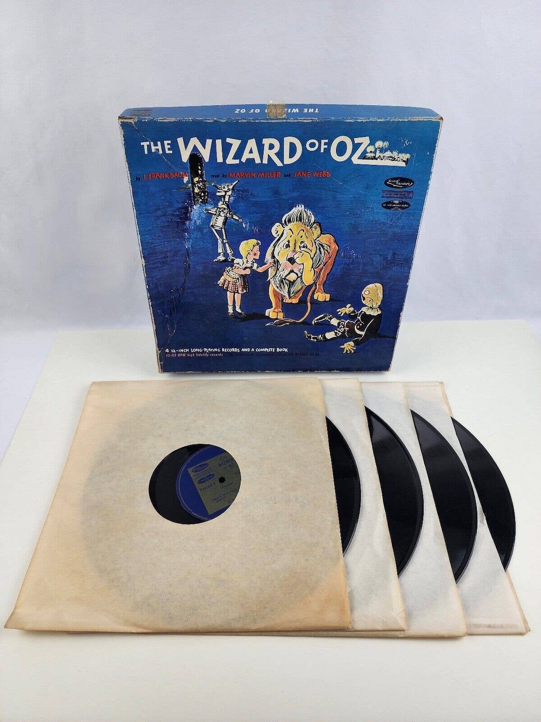 The Wizard of Oz Living Literature 4- 12" Record Box Set 33 1/3 ...