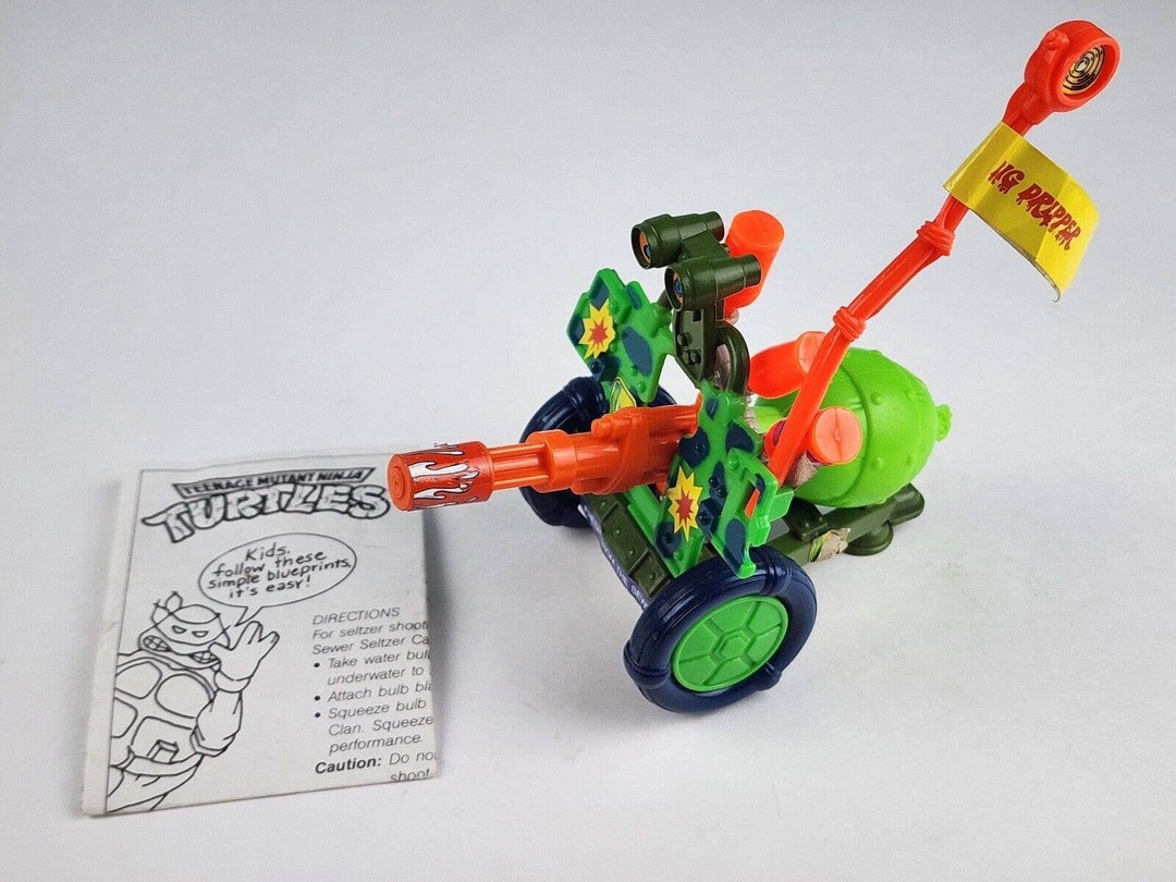 Vtg Sewer Seltzer Cannon 100% Complete Teenage Mutant Ninja Turtles ...