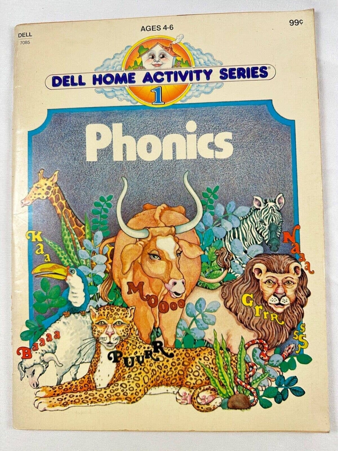 Vintage 1970 Dell Home Activity Series - Phonic Book 1 - Workbook #7085 ...