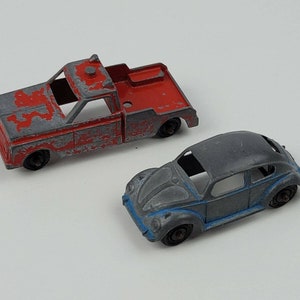 Vintage Midget Toys Rockford Ill. Tow Truck & VW Beetle Volkswagen ...
