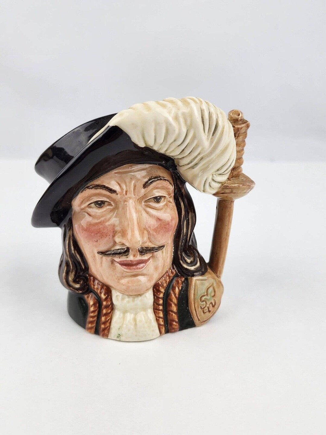 Vintage Royal Doulton Athos Character Jug 1955 From Three Musketeers - Etsy
