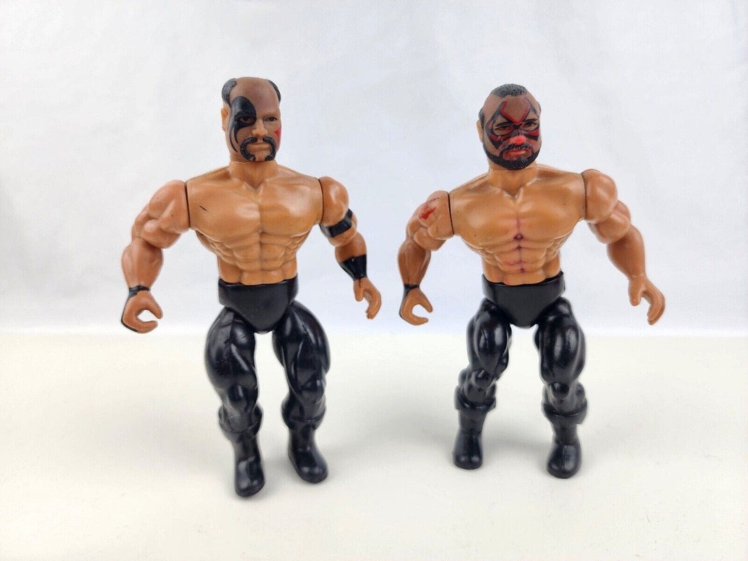 Remco AWA Wrestling Figures Road Warriors Hawk & Animal Vintage 1985 - Etsy