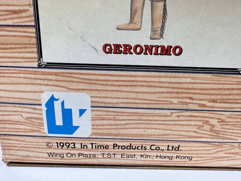 Vintage 1993 GERONIMO 12” Posable Action Figure #93107 Frontier Heroes ...