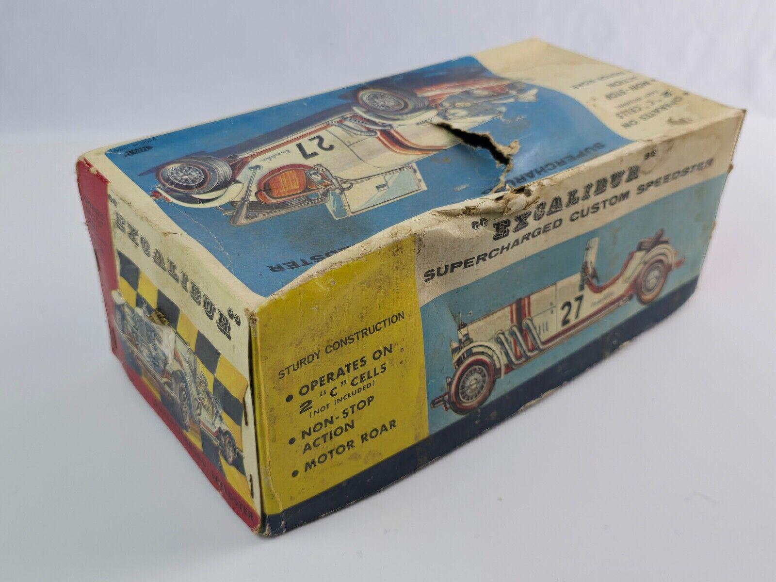 Tada Excalibur Roadster Tin & Plastic Battery Operated Car - Working W ...