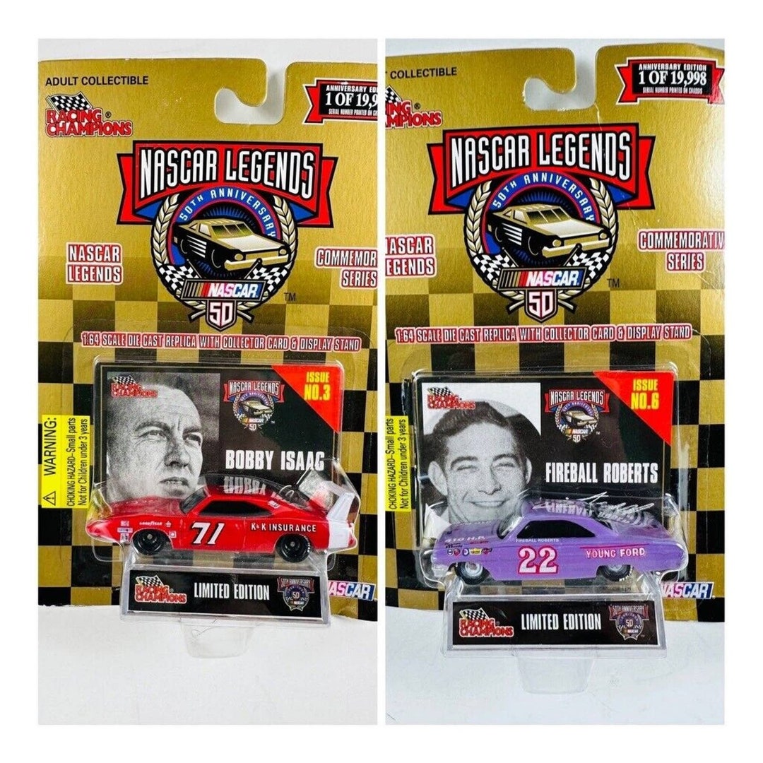 Bobby Isaac #71 Superbird - Fireball Roberts #22 Nascar Legends 50th ...