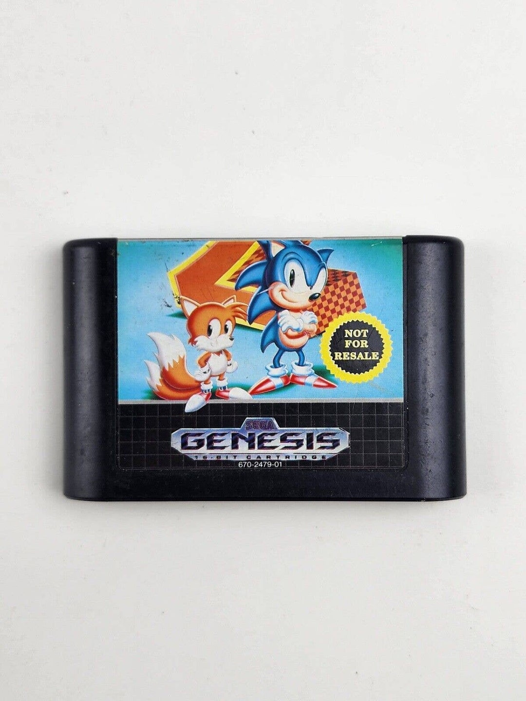 Sega Genesis Sonic the Hedgehog 2 Cartridge Only Not for Resale Version ...