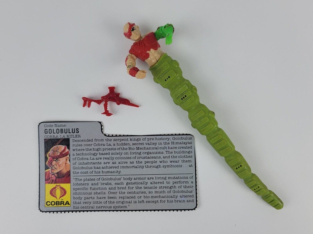 1987 GI Joe ARAH Golobulus Figure Complete W/ File Card & Weapon ...