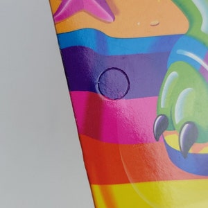 Vintage Lisa Frank Trendy Turtle Parrot Macaw Beach Folder NEW UNUSED ...