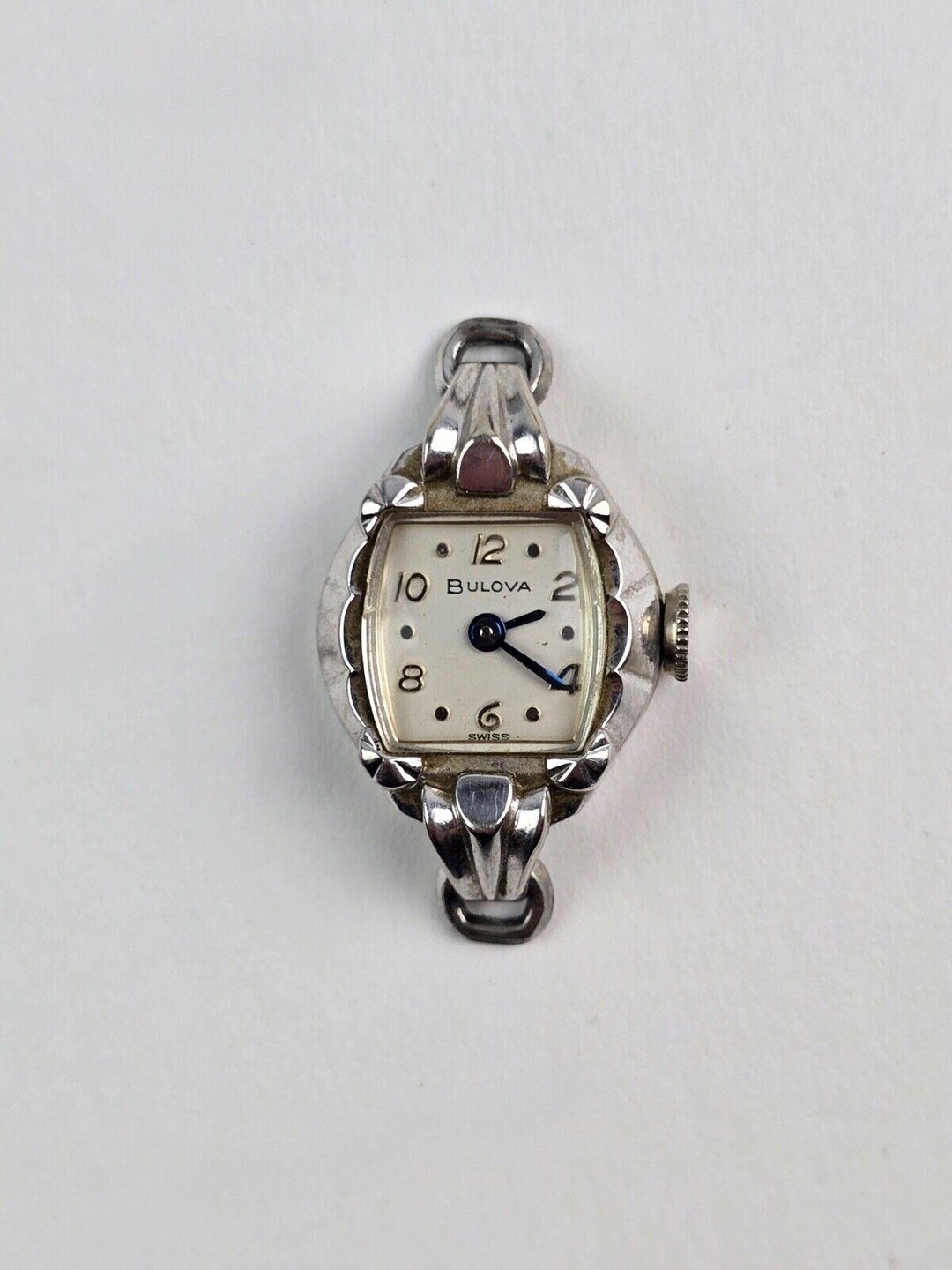 Vintage Bulova 14k White Rolled Gold Women's Watch Only Works Great ...