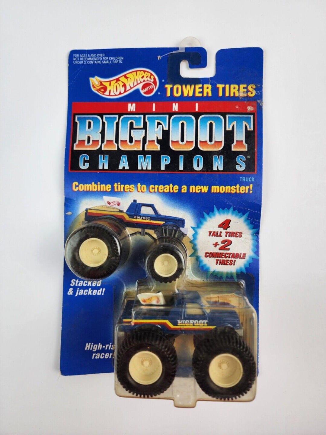 1991 Hot Wheels Bigfoot Tower Tires Champions Monster Truck New Factory ...
