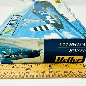 1:72 Heller F6F Hellcat US Navy WWII Plastic Scale Model Kit 80272 New ...