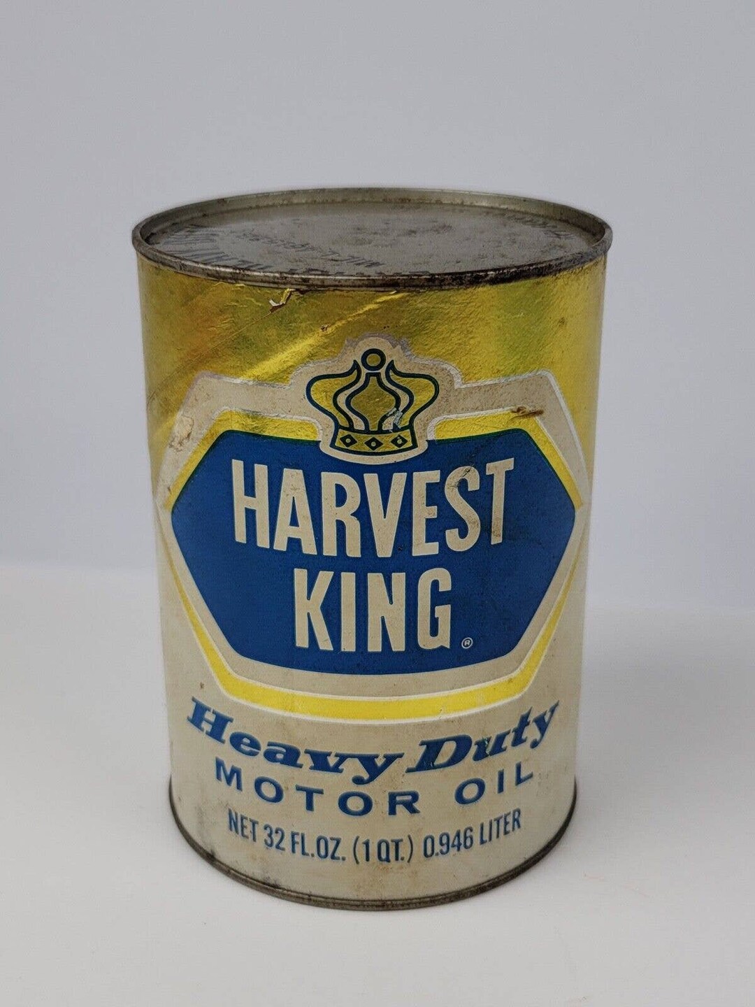 Vintage Harvest King Oil Can 1 Quart FULL Composite St. Paul MN Farm Oil - Etsy
