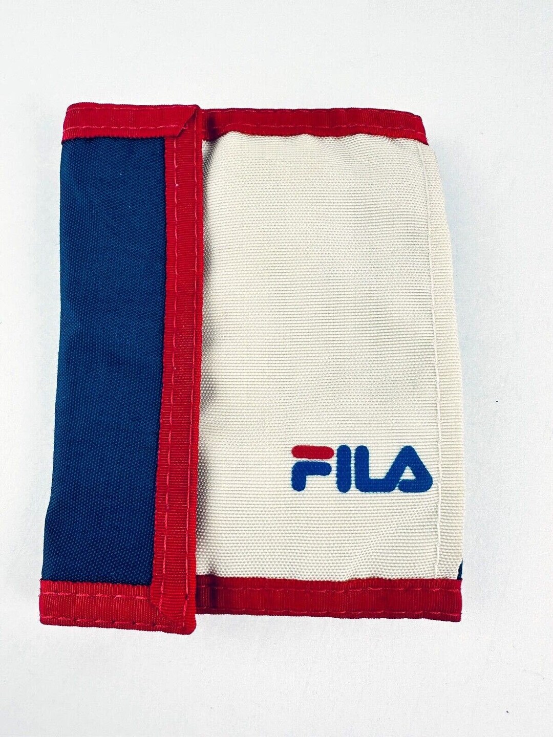 Fila Men's Trifold Wallet With Hook and Loop Closure Red White Blue 9 ...