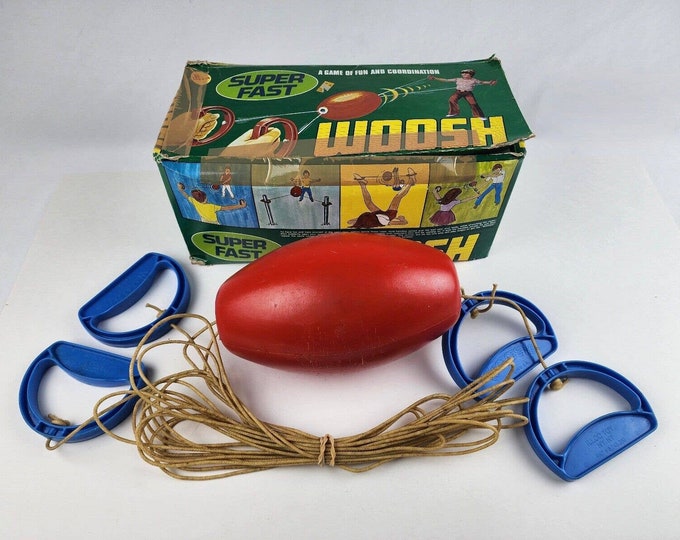 Vintage Illco Toys Woosh Ball Outdoor Toy Super Fast Works Great -no ...