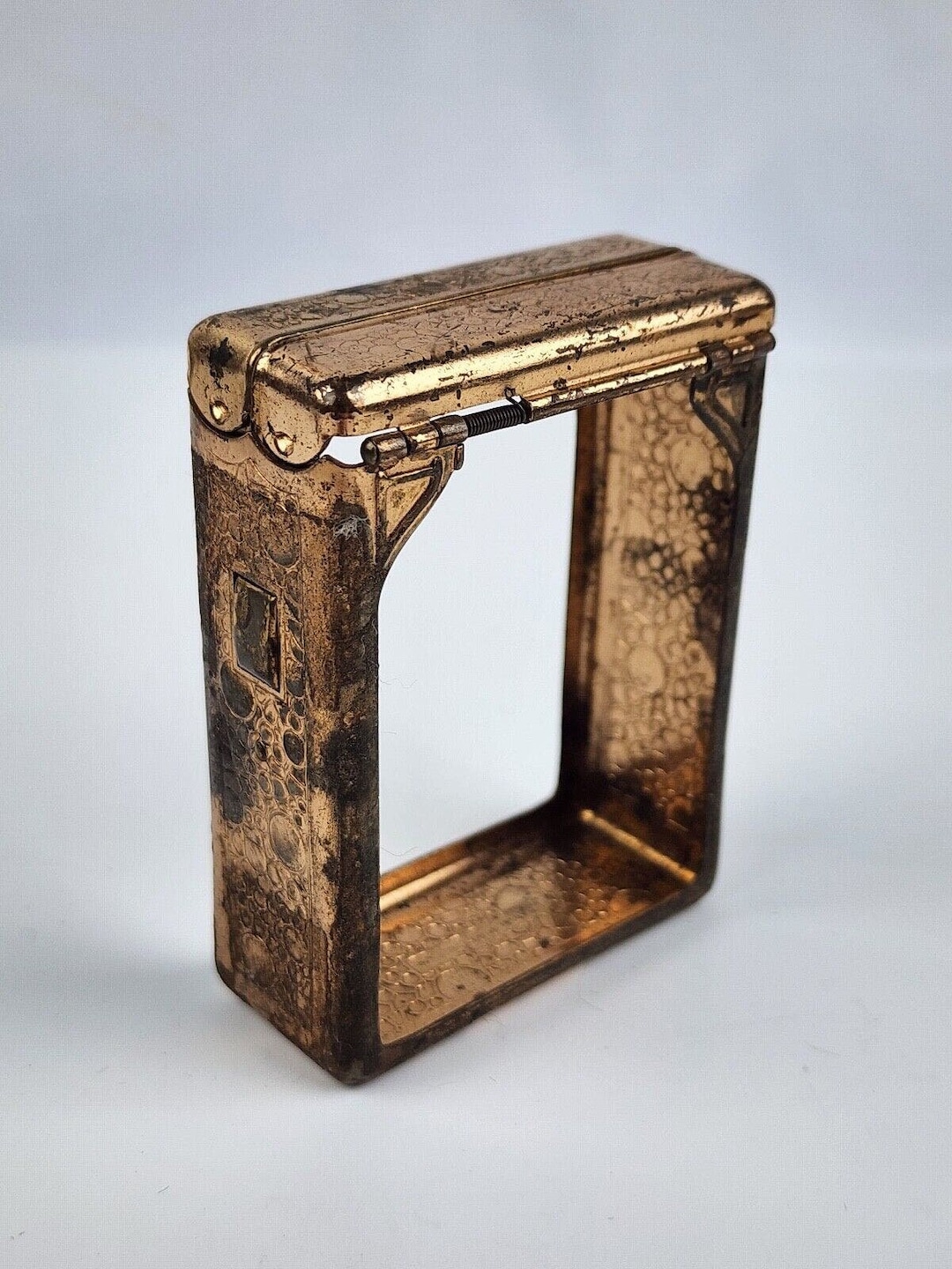 Vintage Jemco Hold A Pak Flip Top Metal Cigarette Case Spring Loaded Working - Etsy