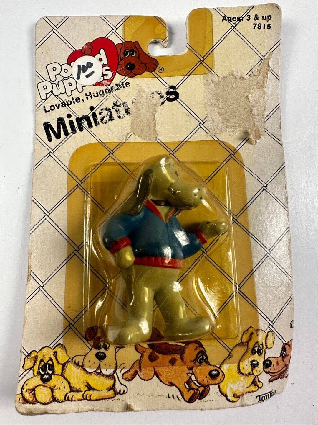 Pound Puppies PVC COOLER Small Figure Vintage Tonka 1985 7815 NOS - Etsy