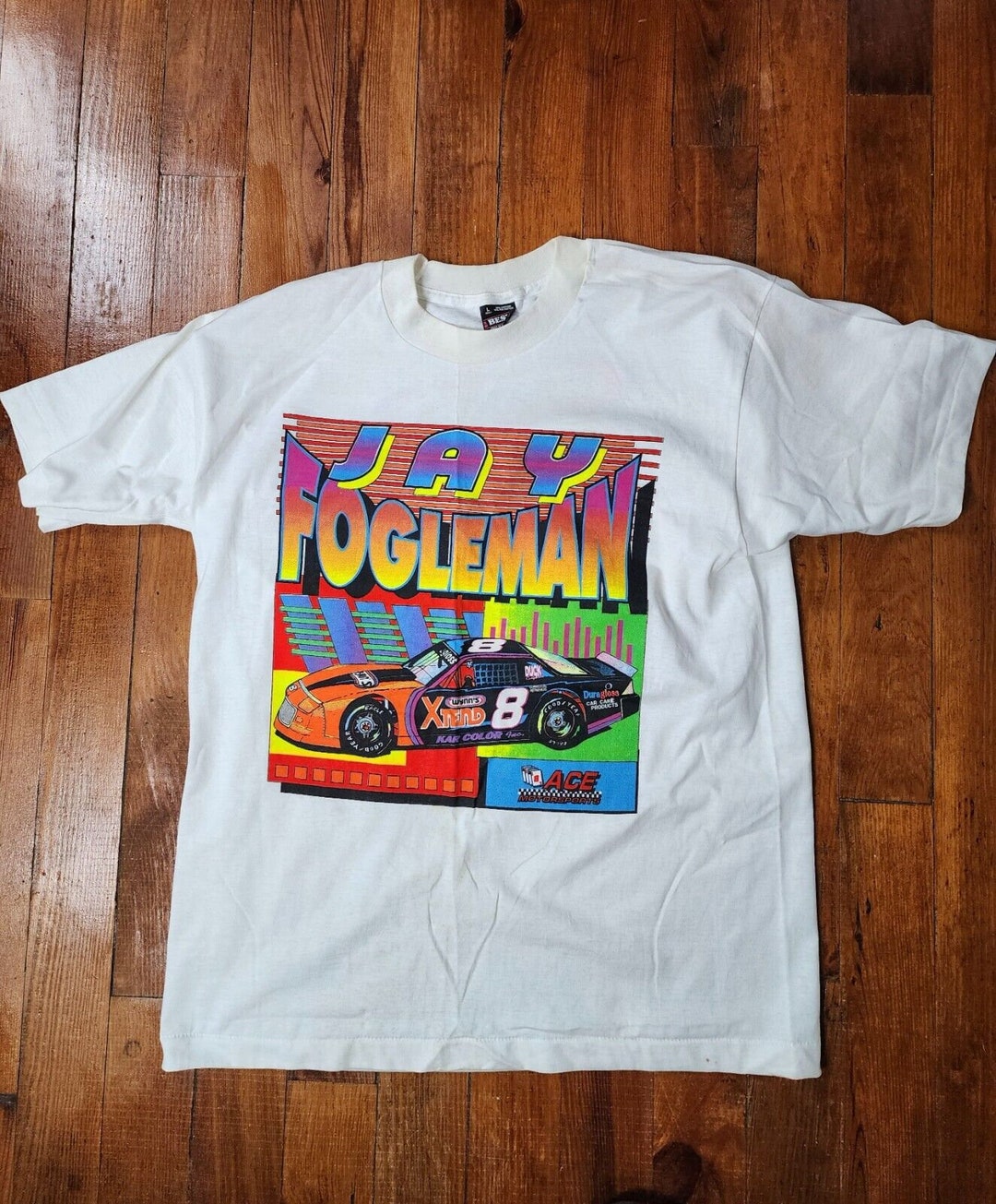 Vintage Jay Fogleman Autographed Nascar T-shirt Wynn's Xtend Large ...