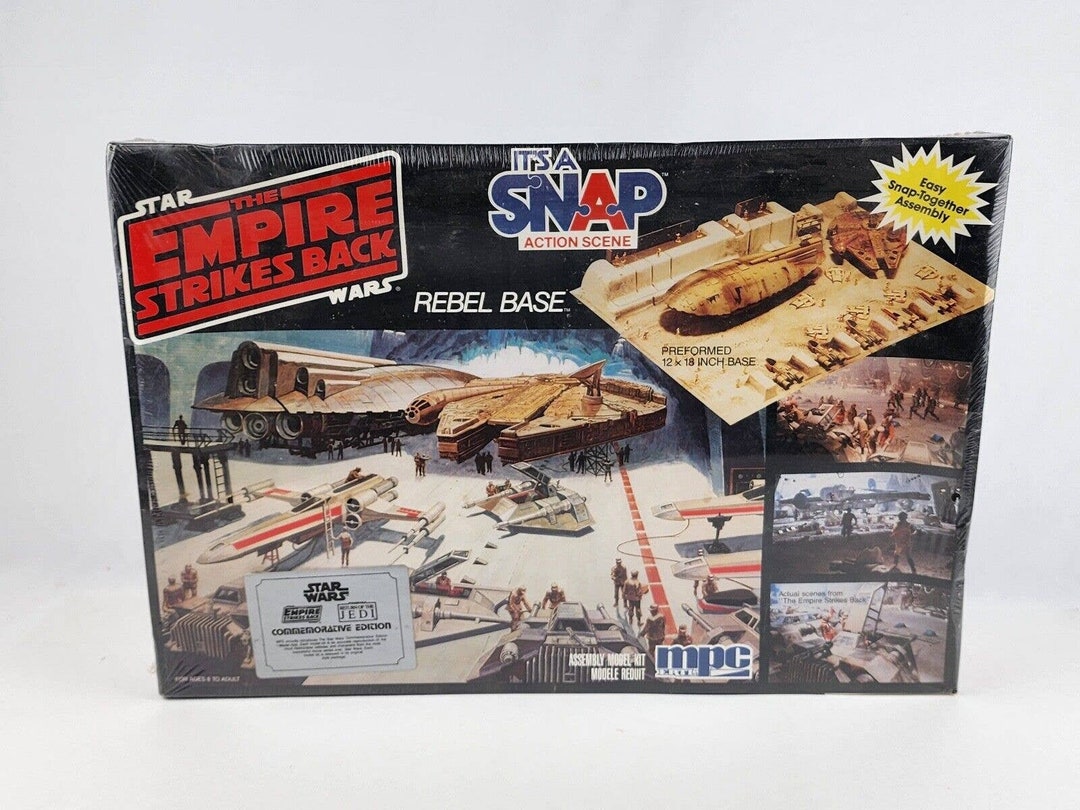 Star Wars the Empire Strikes Back Rebel Base MPC Snap Model Kit 1992 ...