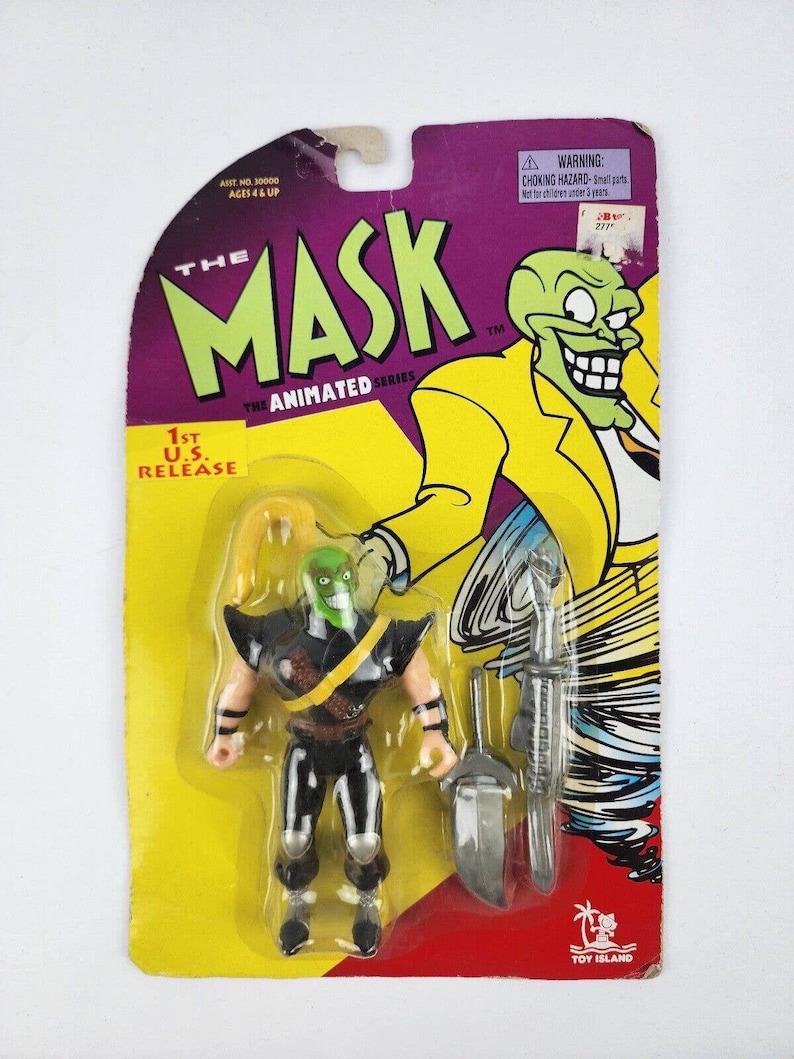 The Mask Animated Series Ninja Mask Action Figure Vintage 1997 Toy ...