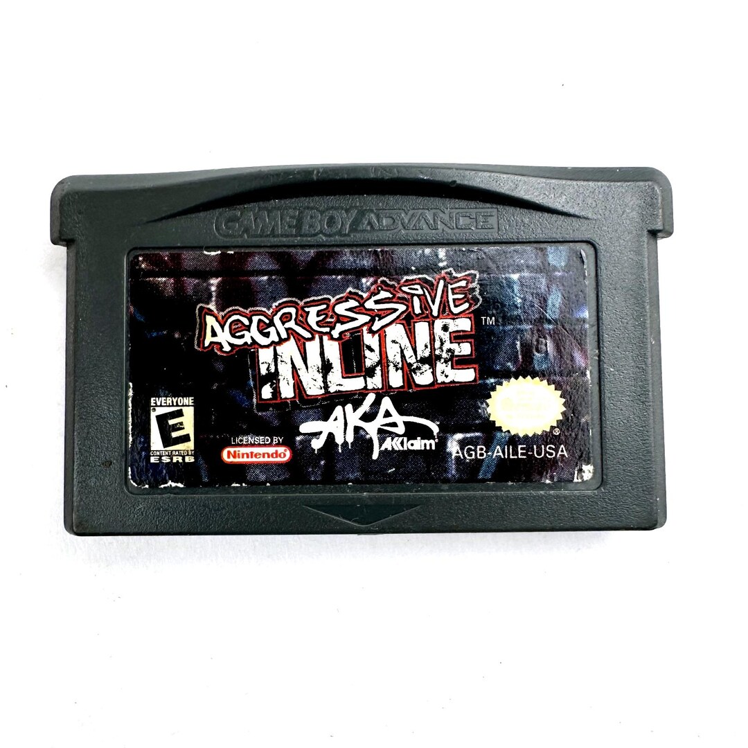 GBA - Aggressive Inline (nintendo Gameboy Advance, 2002) Cartridge - Good Cond - Etsy