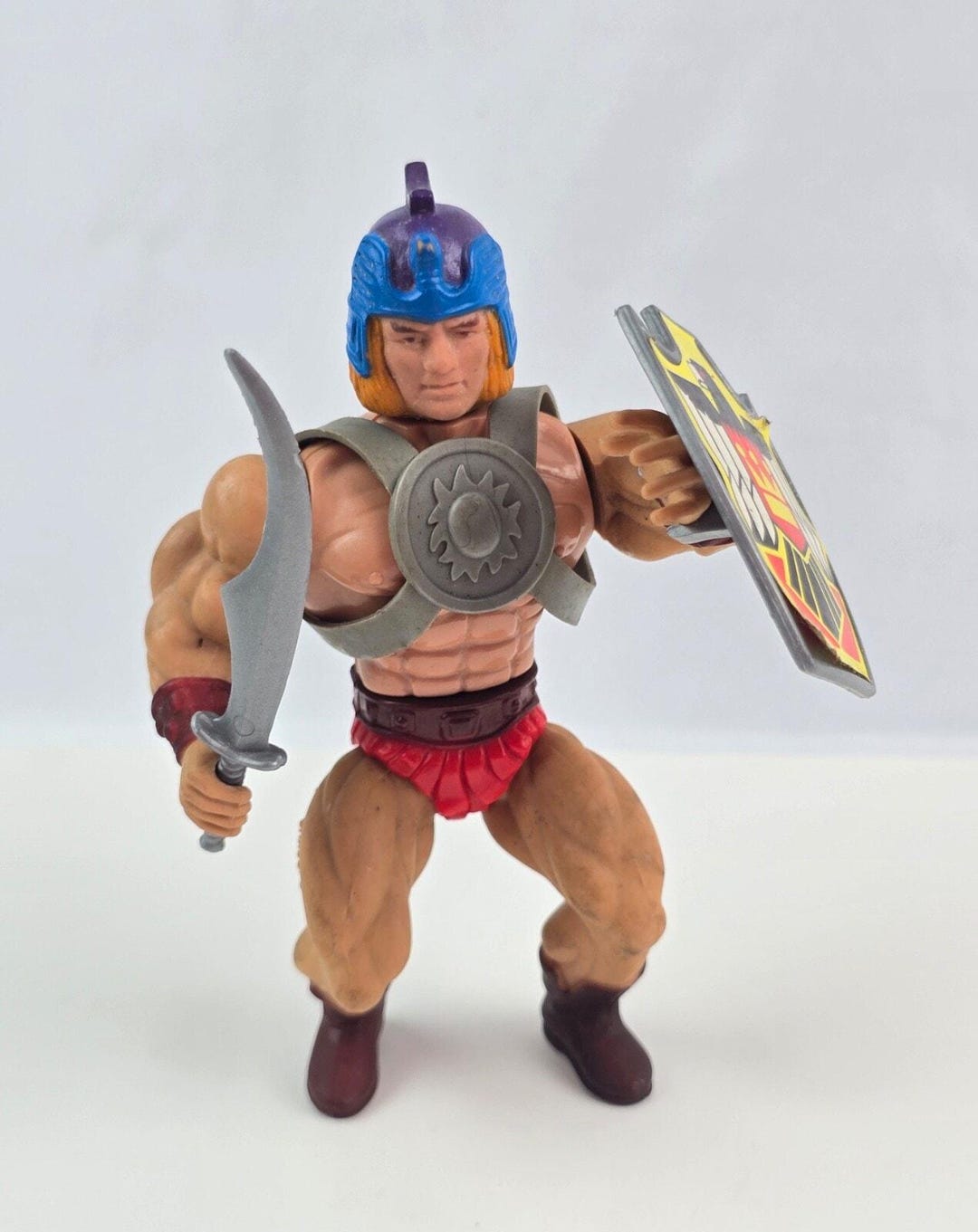 Galaxy Warriors Magnon Complete Action Figure Vintage 1980s Sungold ...