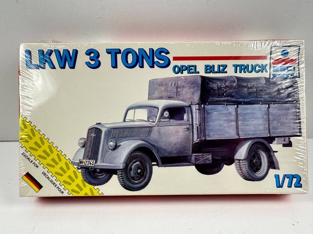 ESCI Ertl LKW 3 Tons OPEL Bliz Truck Complete Model Kit 1/72 #8355 New ...