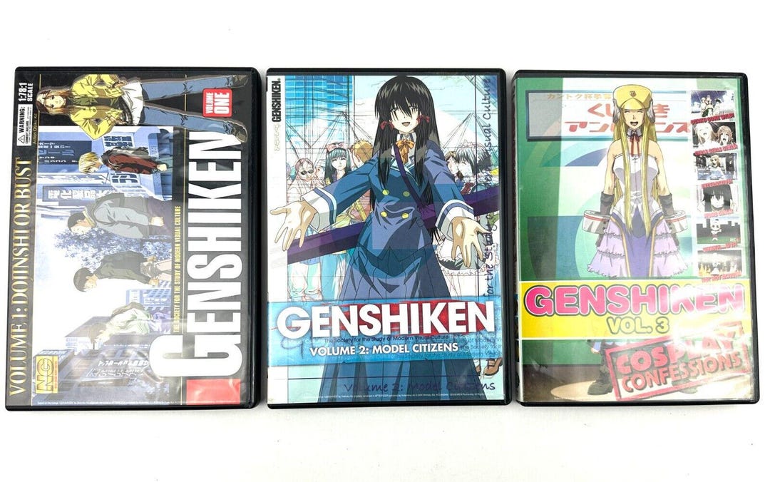 Genshiken Premium Collection 3-disc DVD Anime Set Volume 1-3 Manga ...